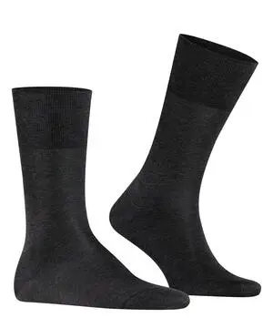 Falke Tiago Cotton Dress Socks - Grey