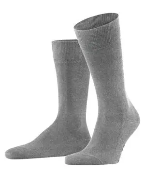 Falke Family Ribbed Crew Socks - Grey