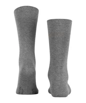 Falke Family Ribbed Crew Socks - Grey
