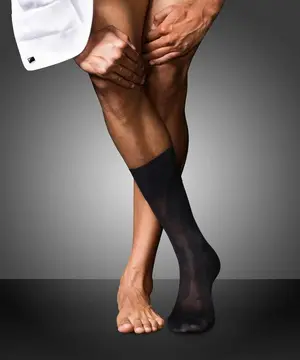 Falke No. 4 Pure Silk - Black