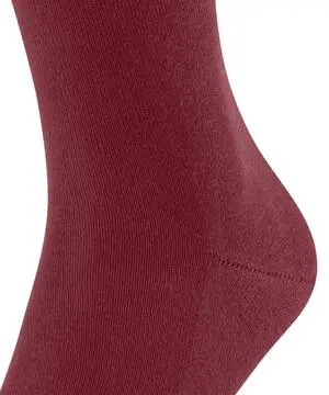 Falke Family Ribbed Cotton Blend Socks - Red