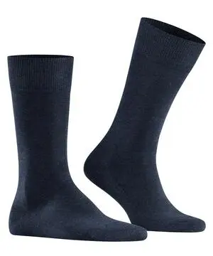 Falke Family Ribbed Crew Socks - Blue