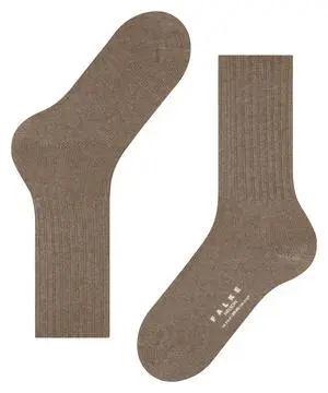 Falke Nelson Crew Socks - Brown