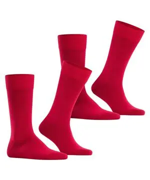 Falke Happy 2-pack Crew Socks - Red