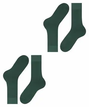 Falke Happy 2-pack Crew Socks - Green