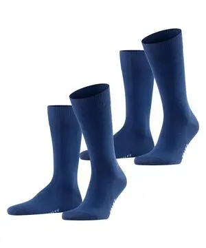 Falke Happy 2-pack Crew Socks - Blue
