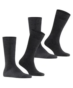 Falke Swing Crew Socks 2 Pack - Grey