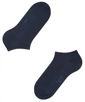 Falke Family Ribbed Ankle Socks - Blue