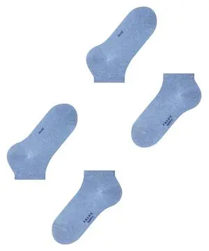 Falke Happy 2-pack Ankle Socks - Blue