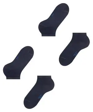 Falke Happy 2-pack Crew Socks - Blue