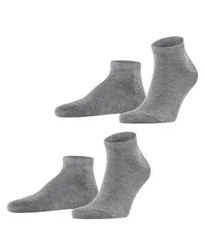 Falke Happy 2-pack Ankle Socks - Grey