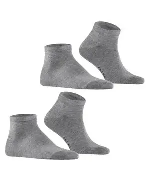 Falke Happy 2-pack Ankle Socks - Grey