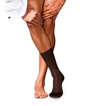 Falke Finest Merino & Silk Socks - Brown