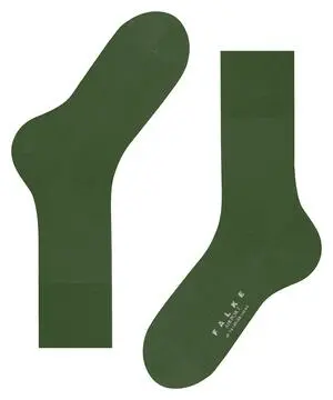 Falke Airport Merino Wool And Cotton Blend Dress Socks - Green