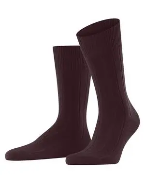 Falke Lhasa Rib Cashmere Blend Socks - Red