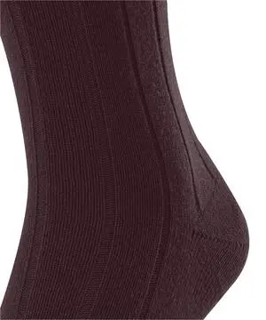 Falke Lhasa Rib Cashmere Blend Socks - Red