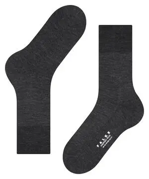 Falke Airport Plus Crew Socks - Grey