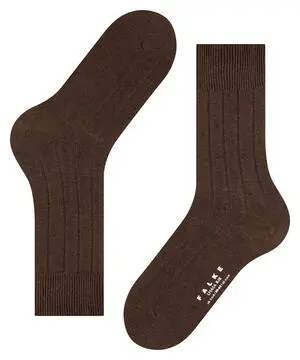 Falke Lhasa Rib Knee High Socks - Brown