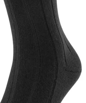 Falke Lhasa Rib Crew Socks - Black