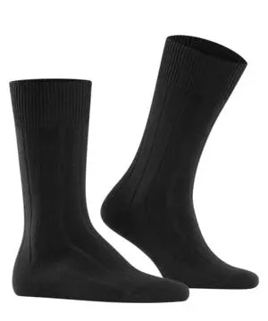 Falke Lhasa Rib Crew Socks - Black