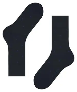 Falke Polka Dot Dress Socks - Blue