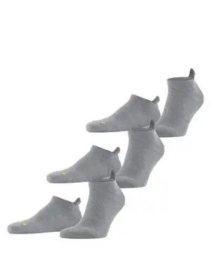 Falke Cool Kick 3-pack Ankle Socks - Grey