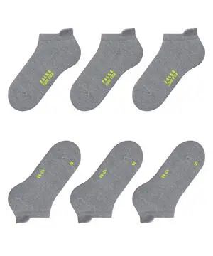 Falke Cool Kick 3-pack Ankle Socks - Grey