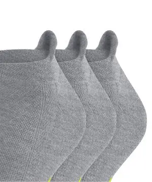 Falke Cool Kick 3-pack Ankle Socks - Grey