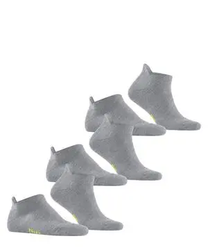Falke Cool Kick 3-pack Ankle Socks - Grey