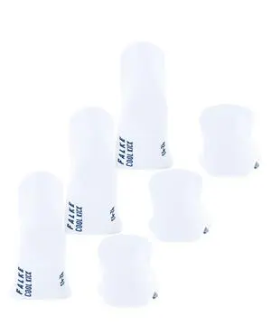 Falke Cool Kick 3-pack Ankle Socks - White