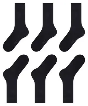 Falke 3-pack Family Crew Socks - Blue