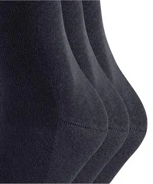Falke 3-pack Family Crew Socks - Blue