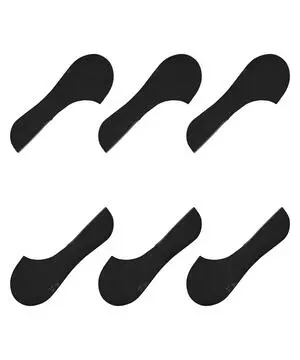 Falke Step Medium Cut Invisible Socks 3 Pack - Black