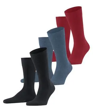 Falke Family 3-pack Crew Socks - Multicolored