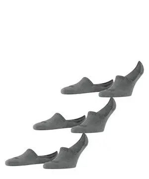 Falke Invisible High Cut Socks 3-pack - Grey
