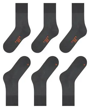Falke Run 3-pack Sports Socks - Grey