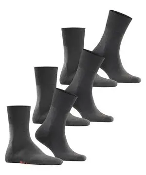 Falke Run 3-pack Sports Socks - Grey