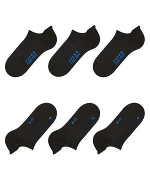 Falke Cool Kick 3-pack Ankle Socks - Black