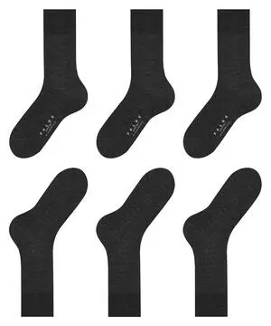 Falke Airport 3-pack Socks - Grey