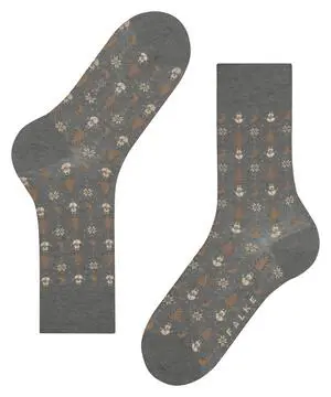 Falke Merry Party Socks With Festive Pattern