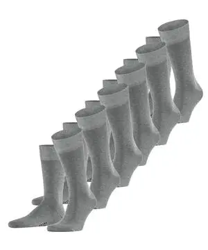 Falke Happy 6-pack Crew Socks - Grey