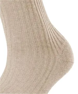 Falke Cosy Wool Boot Socks - Beige