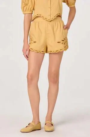 Astr The Label Embroidered Shorts For Women