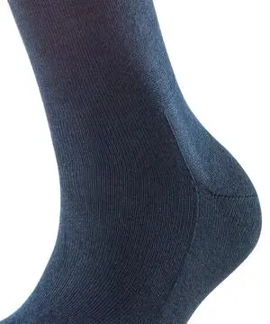 Falke Family Cotton Blend Crew Socks - Blue
