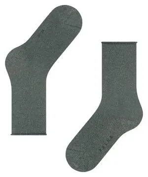 Falke Shiny Crew Socks - Grey