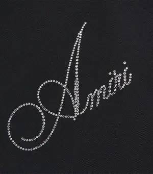 Amiri Cotton Crystal Logo T-shirt