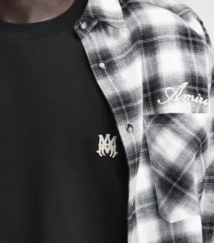 Amiri Cotton Logo Skater T-shirt - Black
