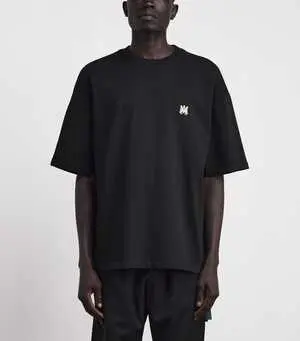 Amiri Cotton Logo Skater T-shirt - Black
