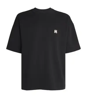 Amiri Cotton Logo Skater T-shirt - Black