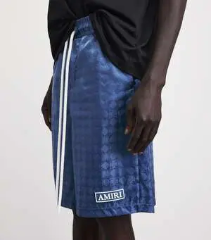 Amiri Ma Quad Monogram Shorts - Blue